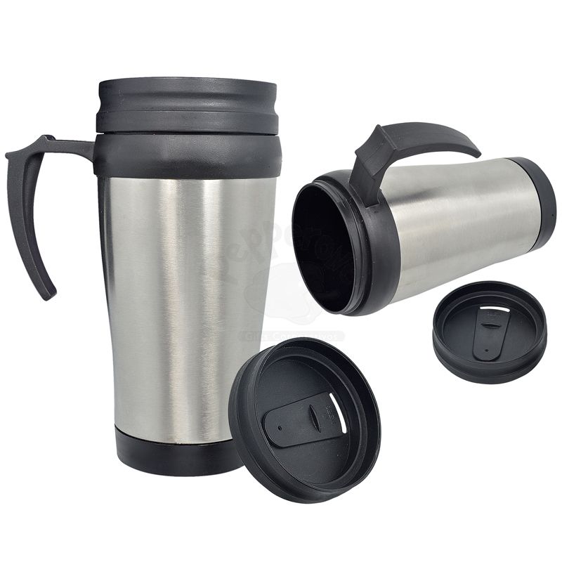 Caneca inox 400ml - PEPCN1013 - Caneca inox 400ml | Pepperone Brindes